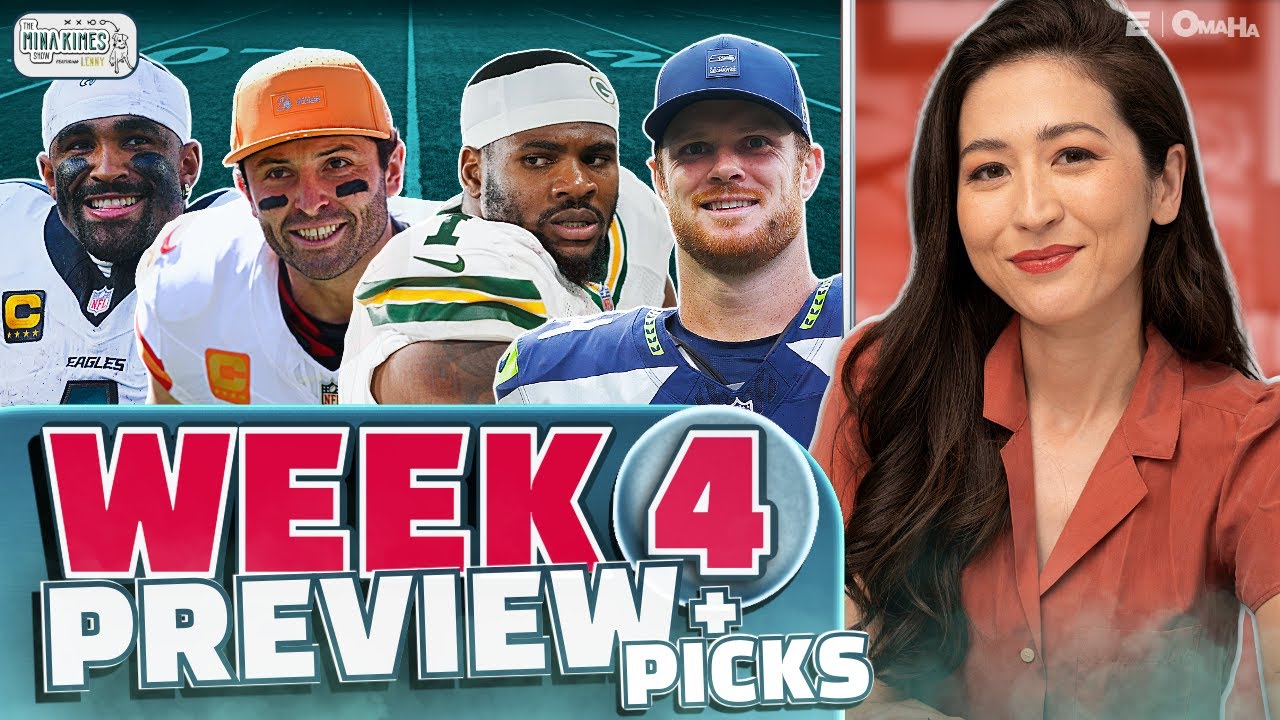 Preview + Picks for EVERY Week 4 Matchup! | The Mina Kimes Show ...
