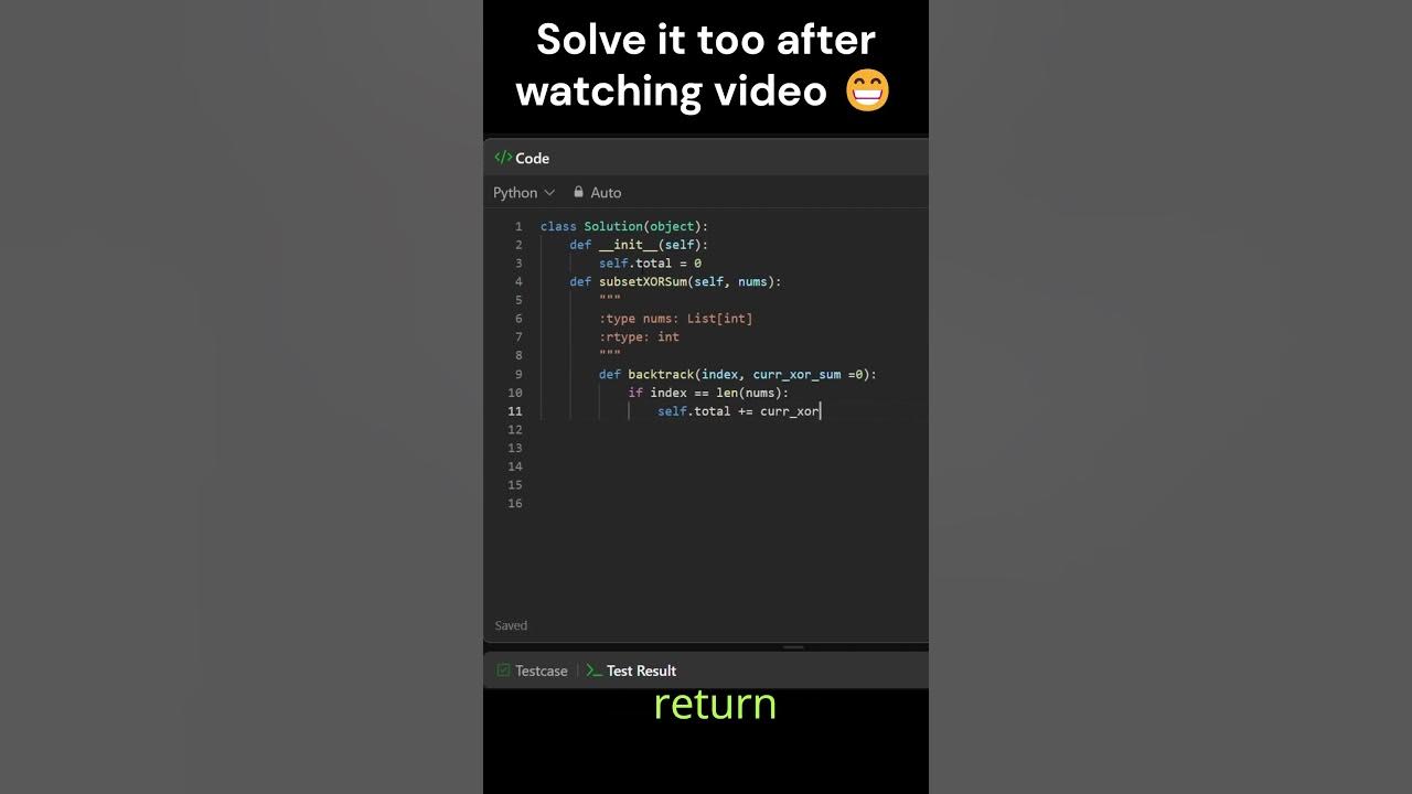 Day 5 - Nobody Likes XOR... Until They See This Trick! 😮🔥 | Sum of All ...