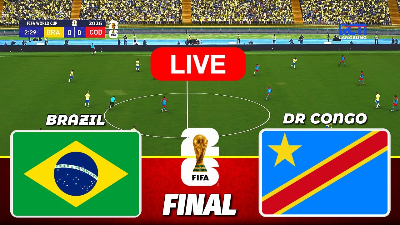 Brazil vs DR Congo - FIFA World Cup 2026 FINAL || Live Football Match ...