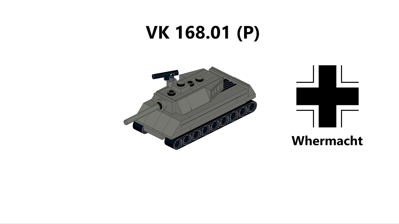 Lego mini tanks : VK 168.01 (P) (레고 미니 탱크 : VK 168.01 (P)) - YouTube