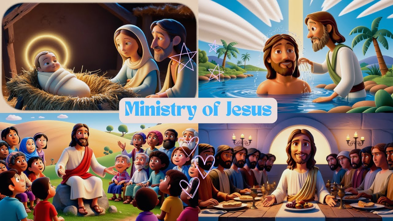 The Incredible Story of Jesus' Ministry - For Kids | Bible Stories for ...