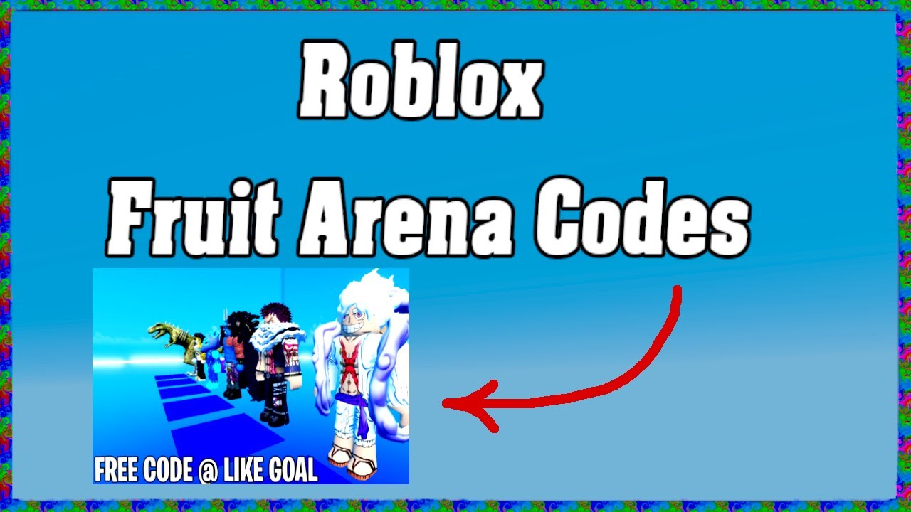 Roblox Fruit Arena Codes ! 😱 - YouTube