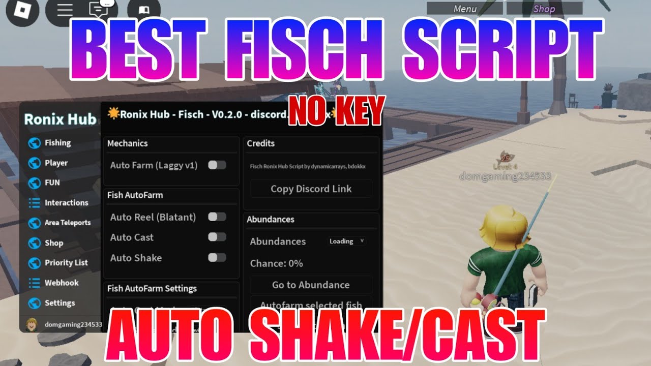 *NEW* Fisch Best Script Auto Fish Pastebin 2025 - YouTube