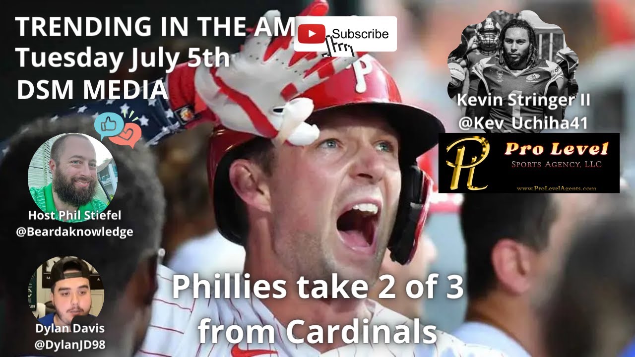 Phillies take 2 of 3 - Kevin Stringer II "A Football Journey" - YouTube