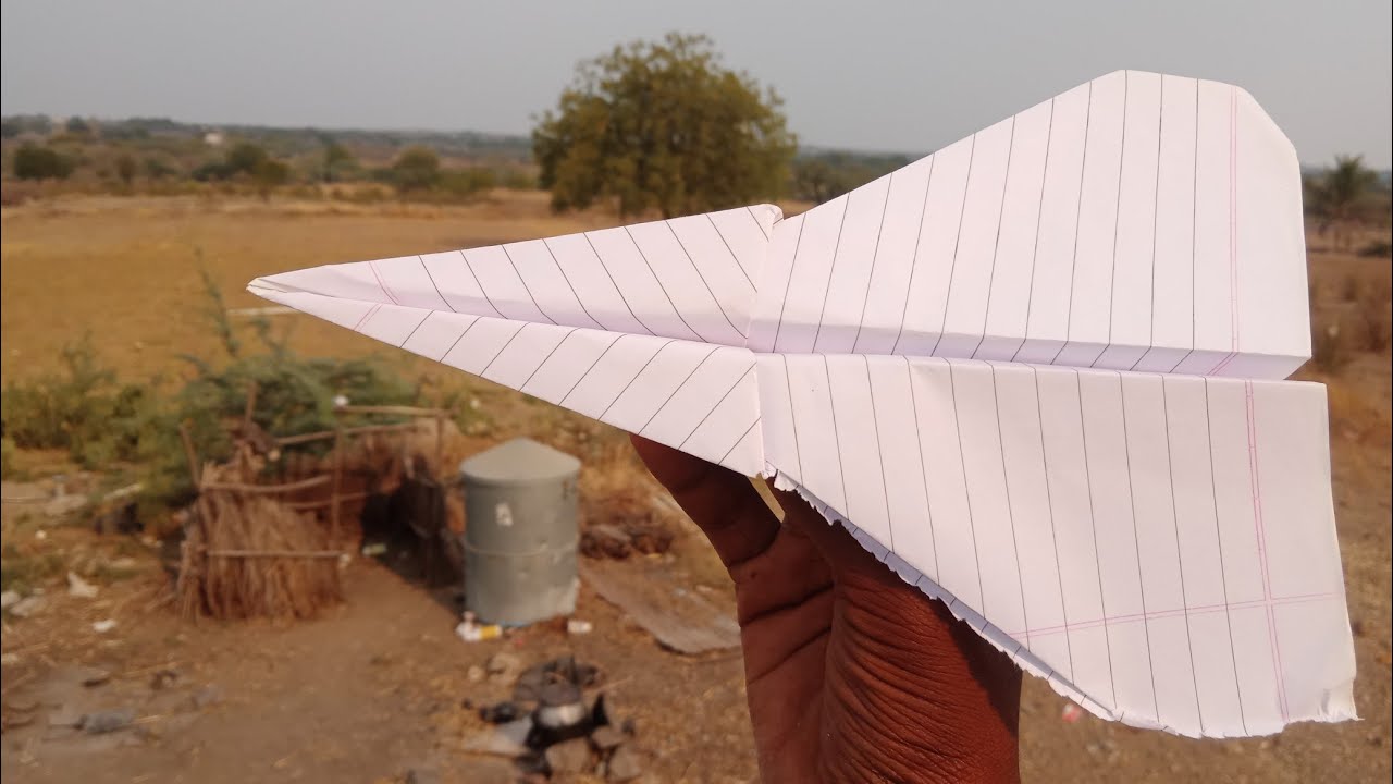 कागज से विमान बनाएं || kagaj aeroplane kaise banaen 2024 - YouTube