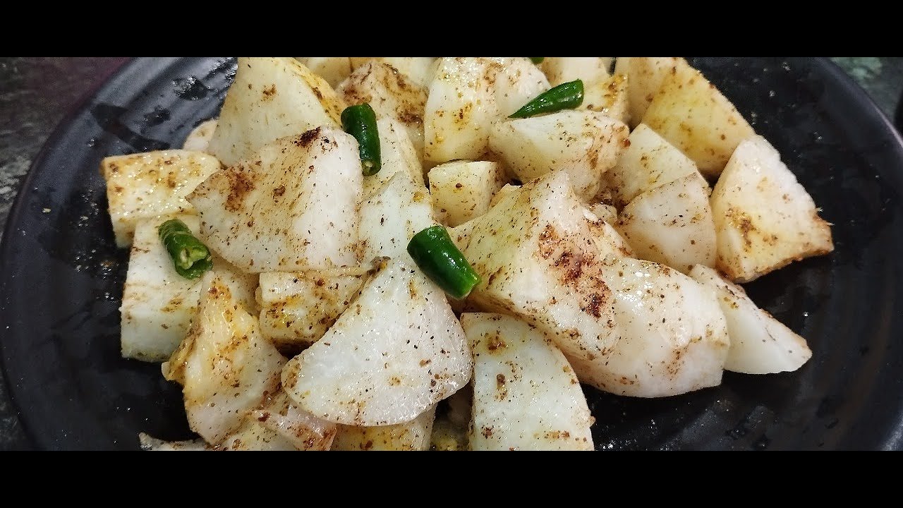 শাখ আলুর মশলা মাখা | Tasty Shakalu Chaat | Didun er recipe - YouTube