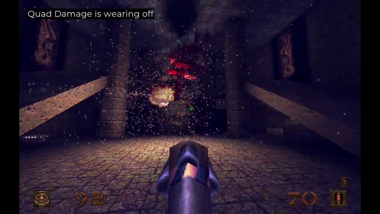 Quake Remastered | Overlord Boss Fight (Hell's Fortress - Ending) - YouTube