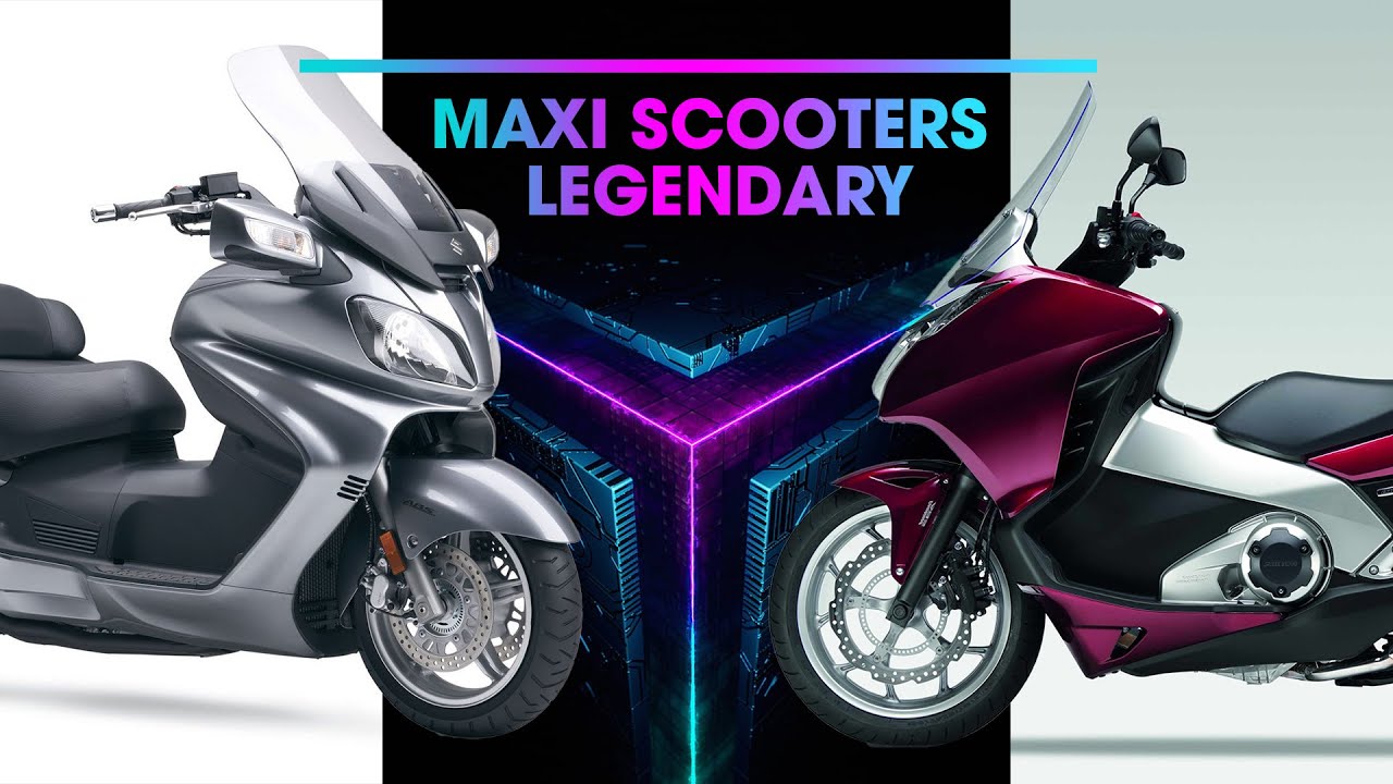 Top 10 maxi scooters legendary - YouTube