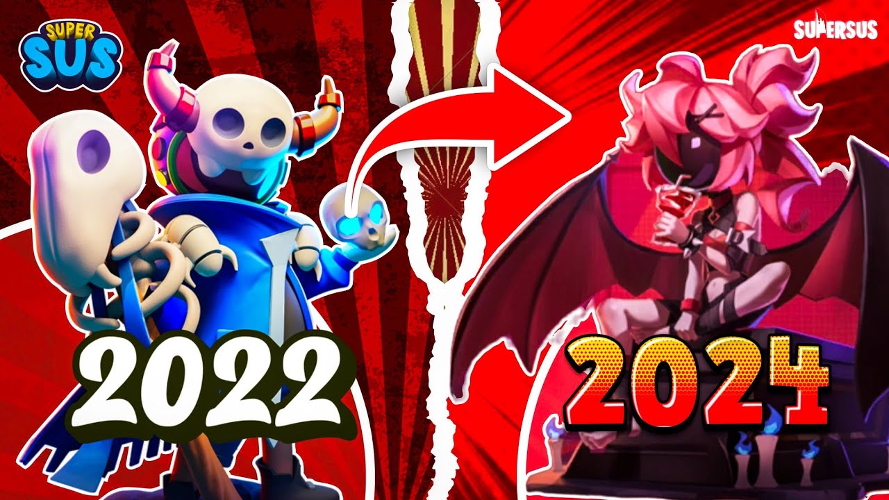 SUPER SUS 2022 VS 2024 || WHICH IS BETTER ? || SUPER SUS HINDI GAMEPLAY ...