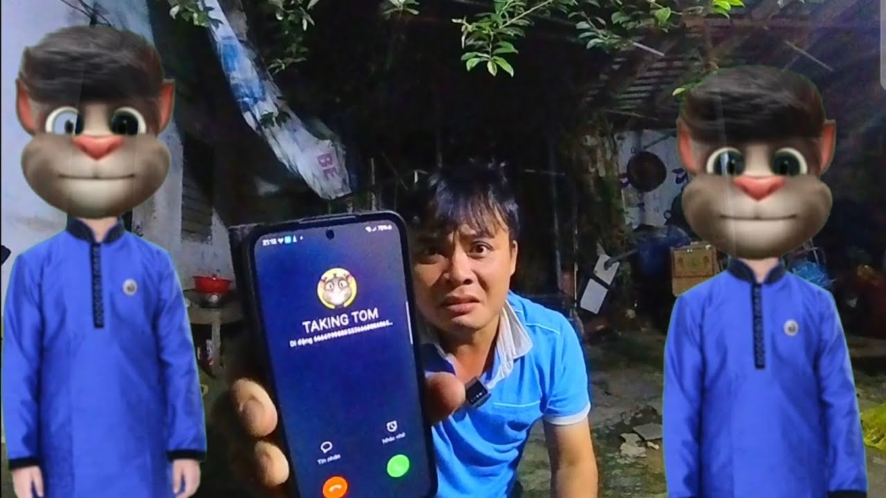 Thử Gọi Điện Cho Talking Tom Vào Lúc 3 Giờ Sáng, Try Calling Talking ...