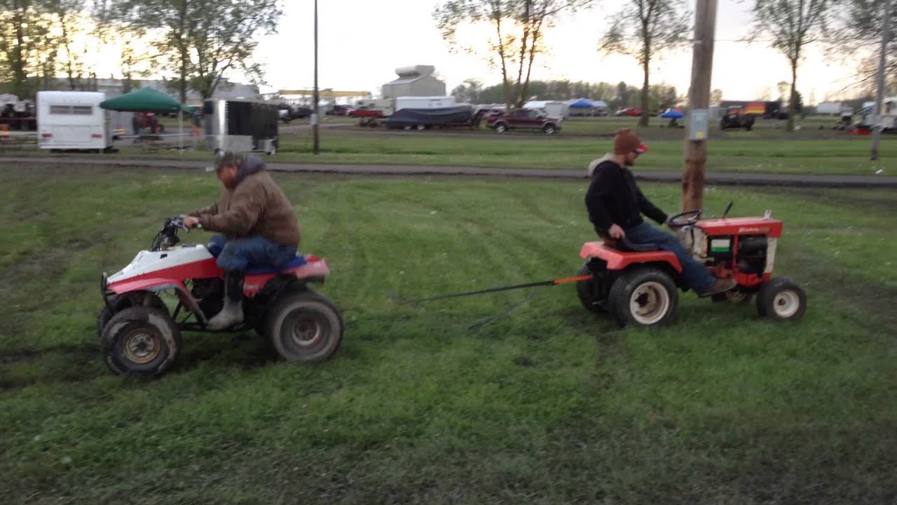 Simplicity 3012 vs 4 Wheeler Grass pull off - YouTube
