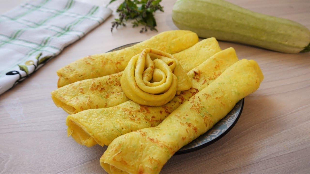 How to Make Zucchini Crepes / Zucchini Breakfast Recipe / Cook at home ...