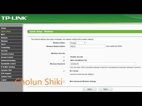 How To Change WiFi Name And WiFi Password | Change Tp-Link Router WiFi ...