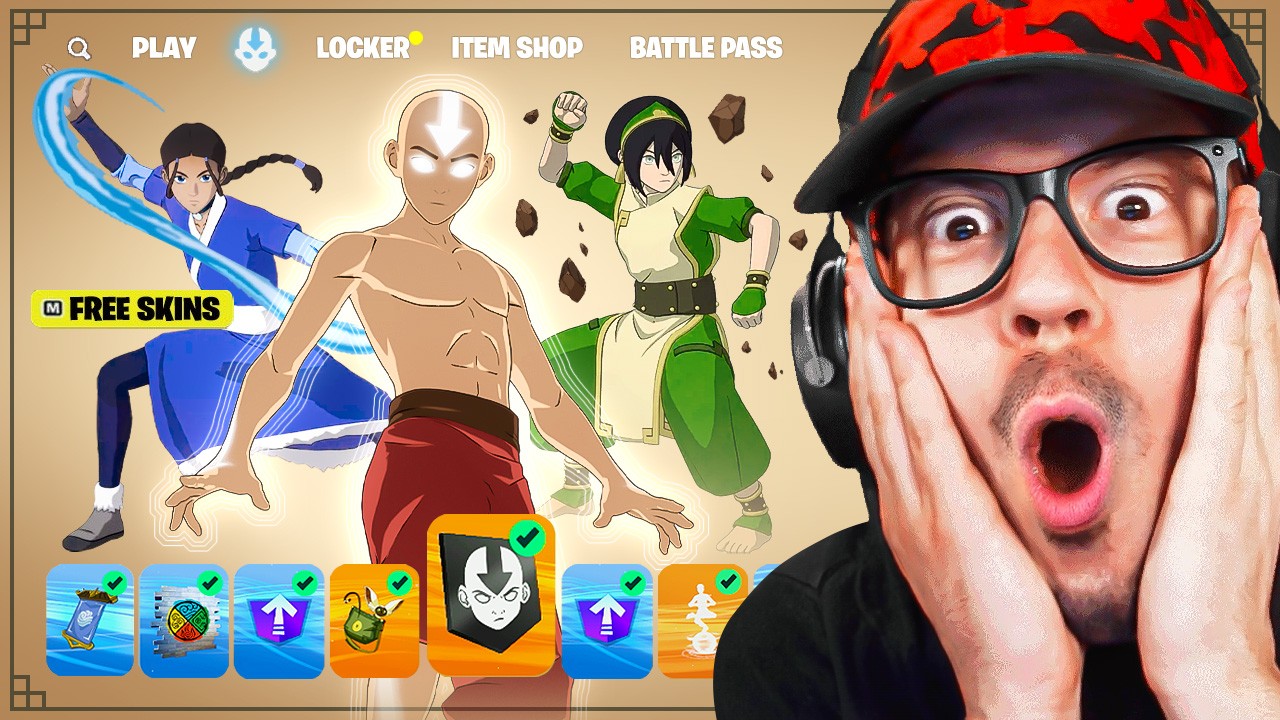 The *FREE* AVATAR Battle Pass in Fortnite! (Update) - YouTube