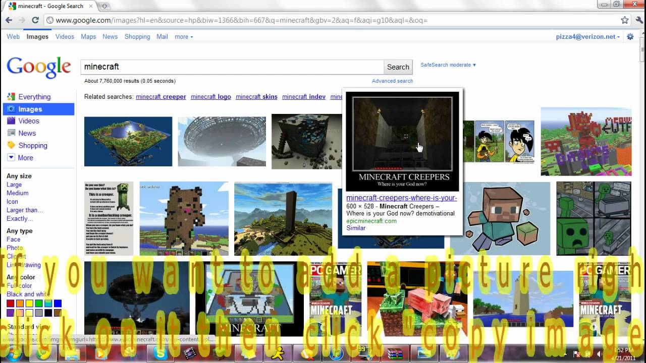 How to "mod"/change the Minecraft Logo in Minecraft 1.1 - YouTube