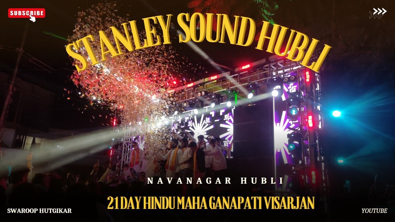 STANLEY SOUND HUBLI × DJ KARTHIK KD ⚡👑IN NAVANAGAR | 21 DAY HINDU MAHA ...