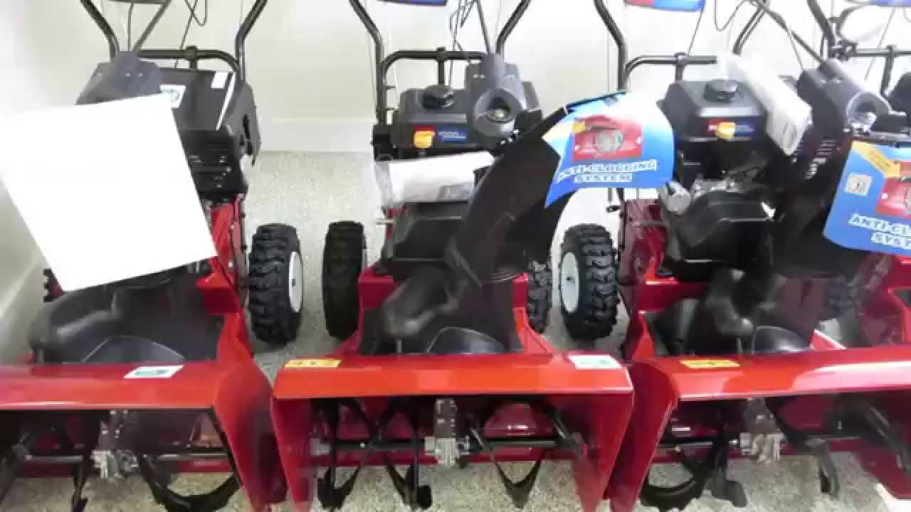 Toro Power Max 2 Stage Snow Blowers - YouTube
