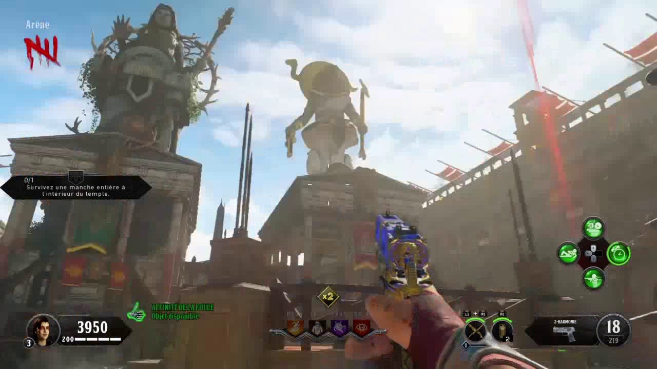 Call of duty bo4 mode zombie arène du gladiateur manche 40 partie 1 ...