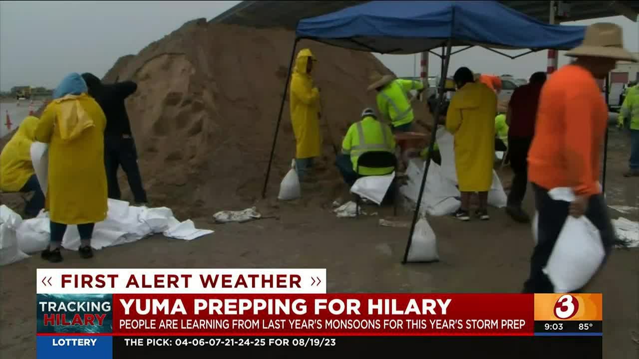 Residents in Yuma preparing for Hurricane Hilary - YouTube