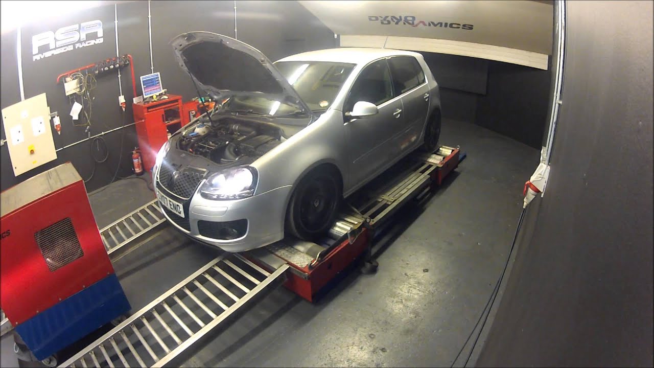 Mk5 Golf Edition 30 Revo Stage 2+ on the dyno @ RSR - YouTube