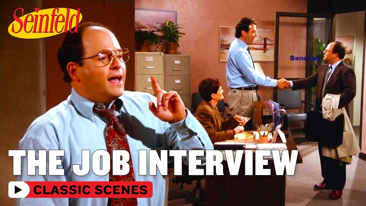 George's Confusing Job Interview | The Barber | Seinfeld - YouTube