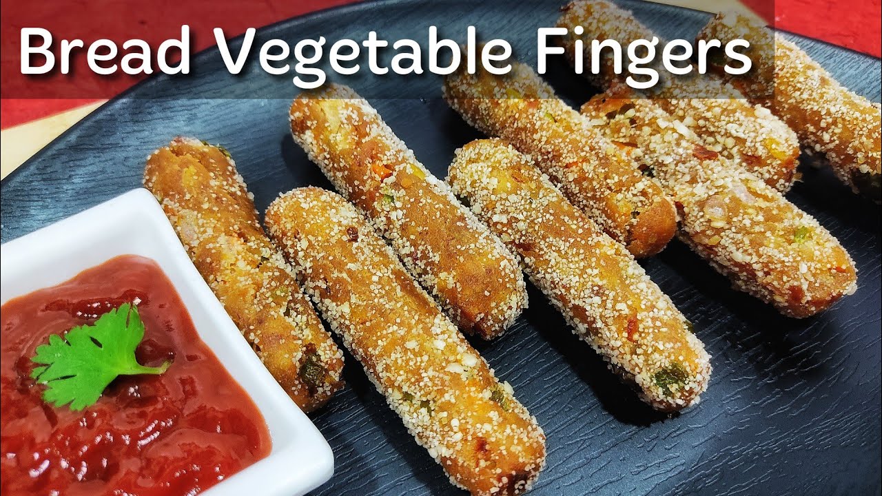 Bread vegetable fingers | KFC Veg Strips | Veggie Strips Recipe - YouTube