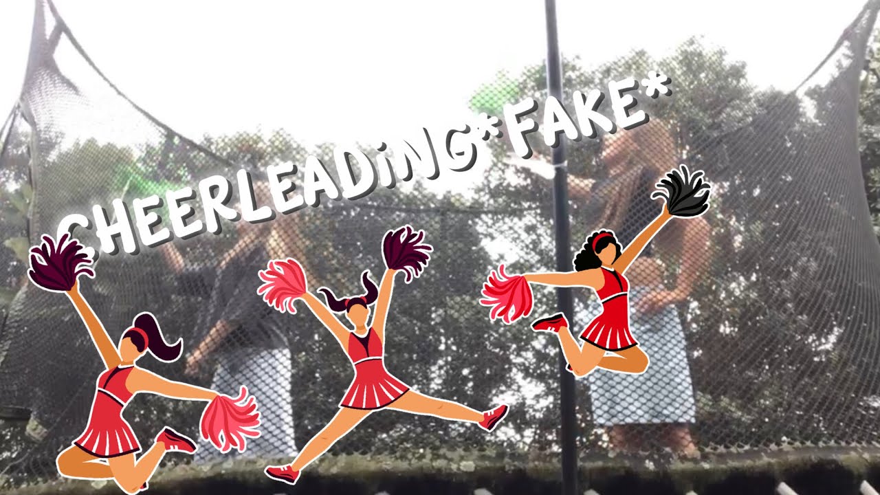 Fake cheerleading - YouTube