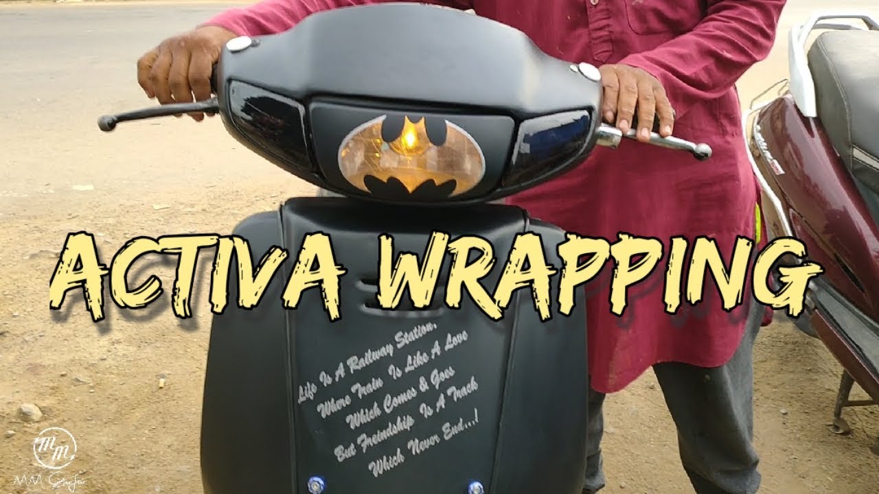 Old Activa Wrapping - YouTube