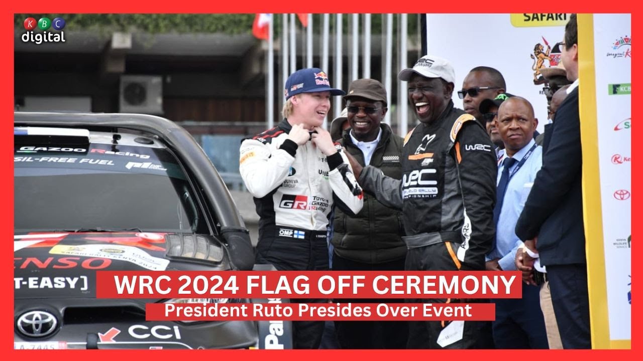 President Ruto poses for a photo with WRC Safari Rally drivers - YouTube