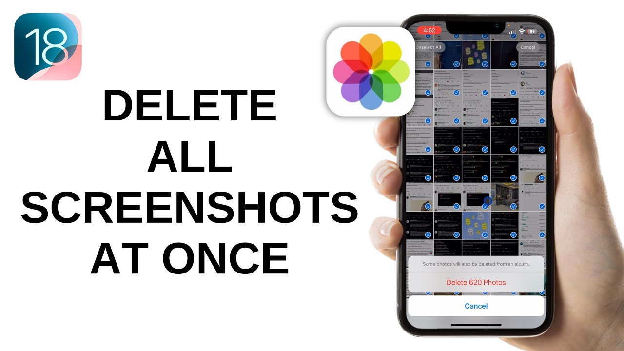 How to Delete All Screenshots on iPhone - iOS 18 - YouTube