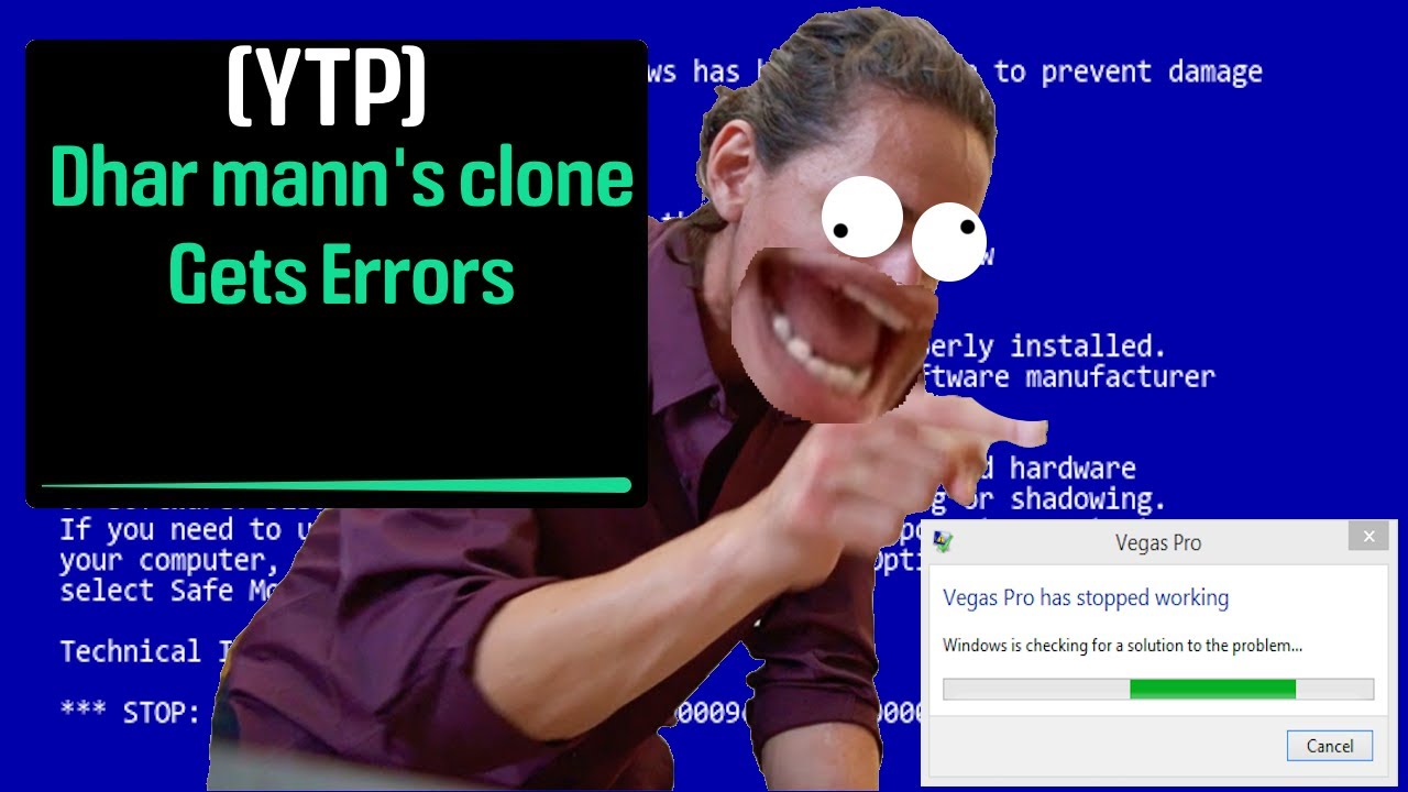 (YTP) Dhar Mann's Clone gets errors - YouTube