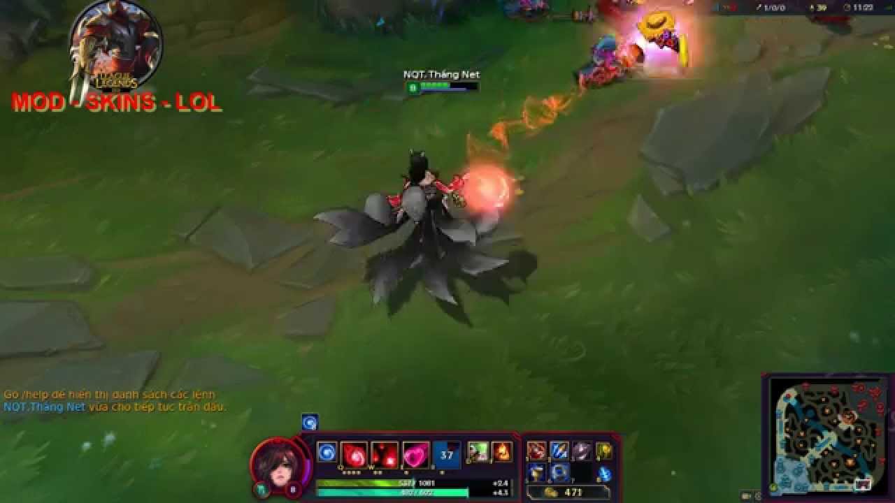 Mod skin Ahri Bundle - YouTube