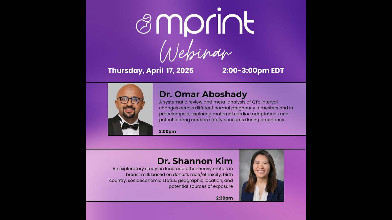 The MPRINT Webinar Series: Opportunity Pool Recipients - YouTube
