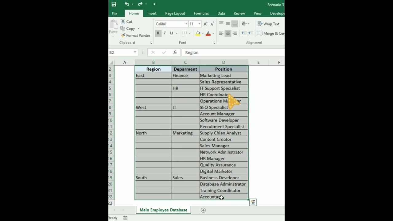 How To Dynamically Copy and Paste Data In Blank Cells In Excel #excel #excelworld #msexcel - YouTube