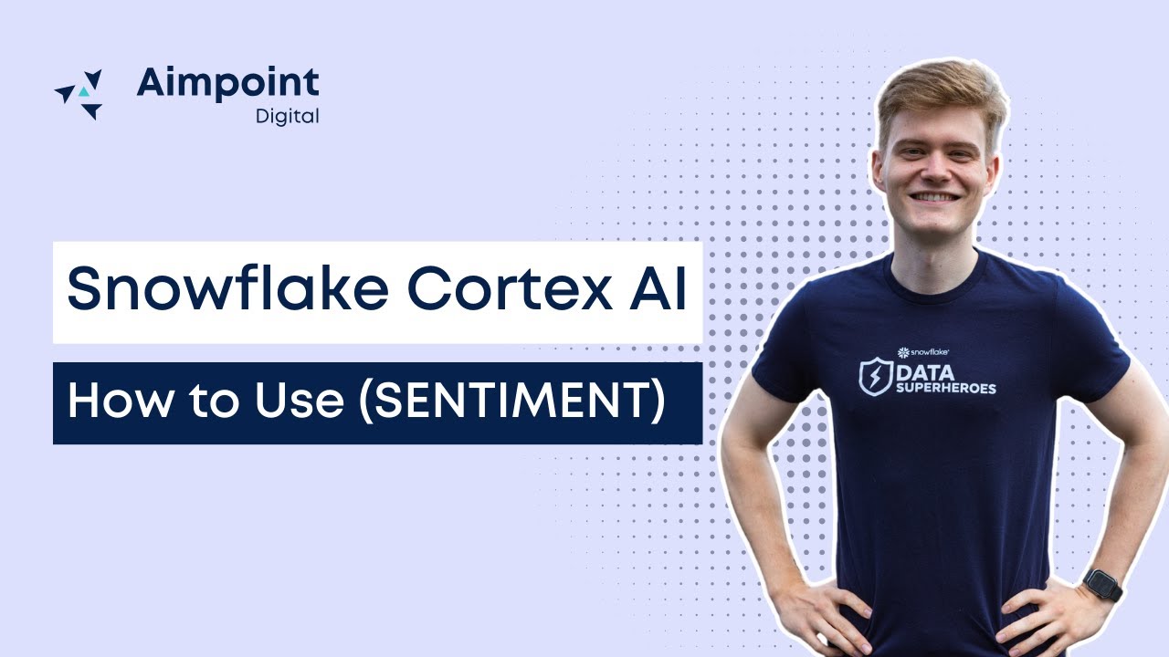 Snowflake Cortex AI | How to Use the SENTIMENT Function - YouTube