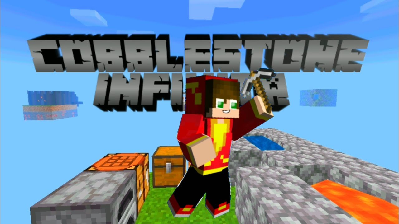 Craft Island:fazendo uma Farm de cobblestone infinita.#1 - YouTube