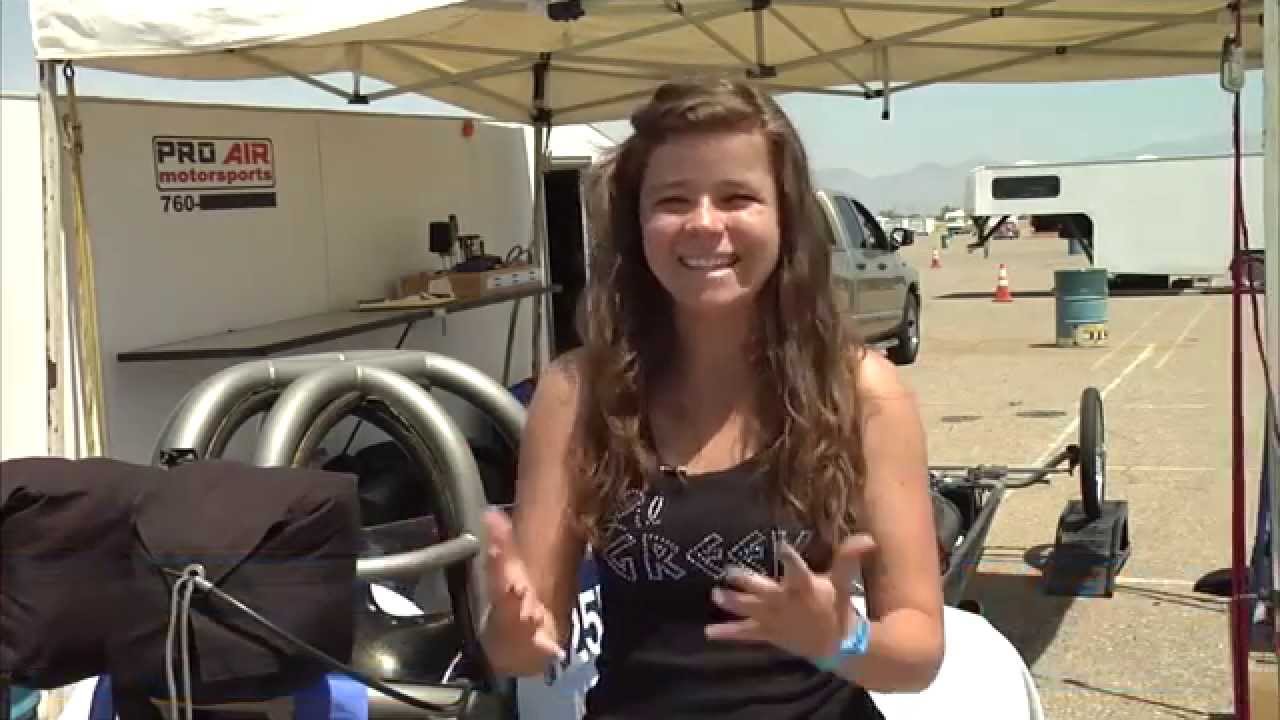NAU Student Krista Baldwin Dreams of Drag Racing - YouTube