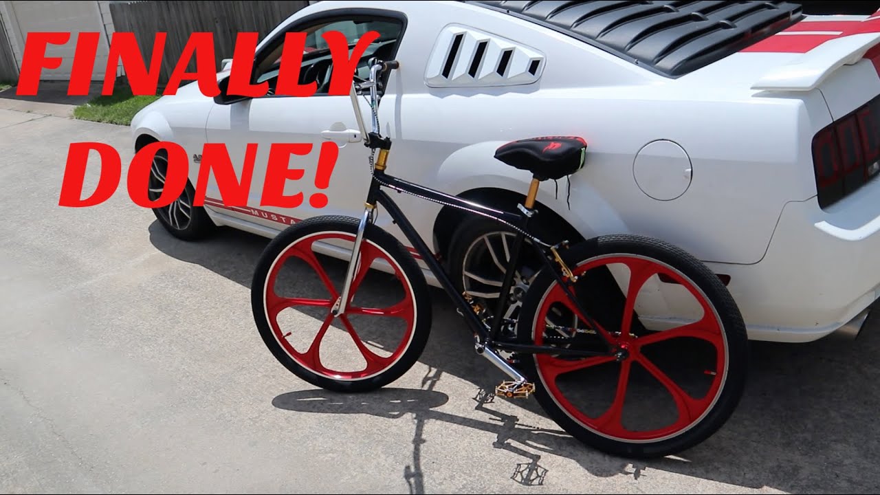 MOUNTAIN BIKE CONVERTED TO BMX BIKE FINAL PRODUCT! - YouTube