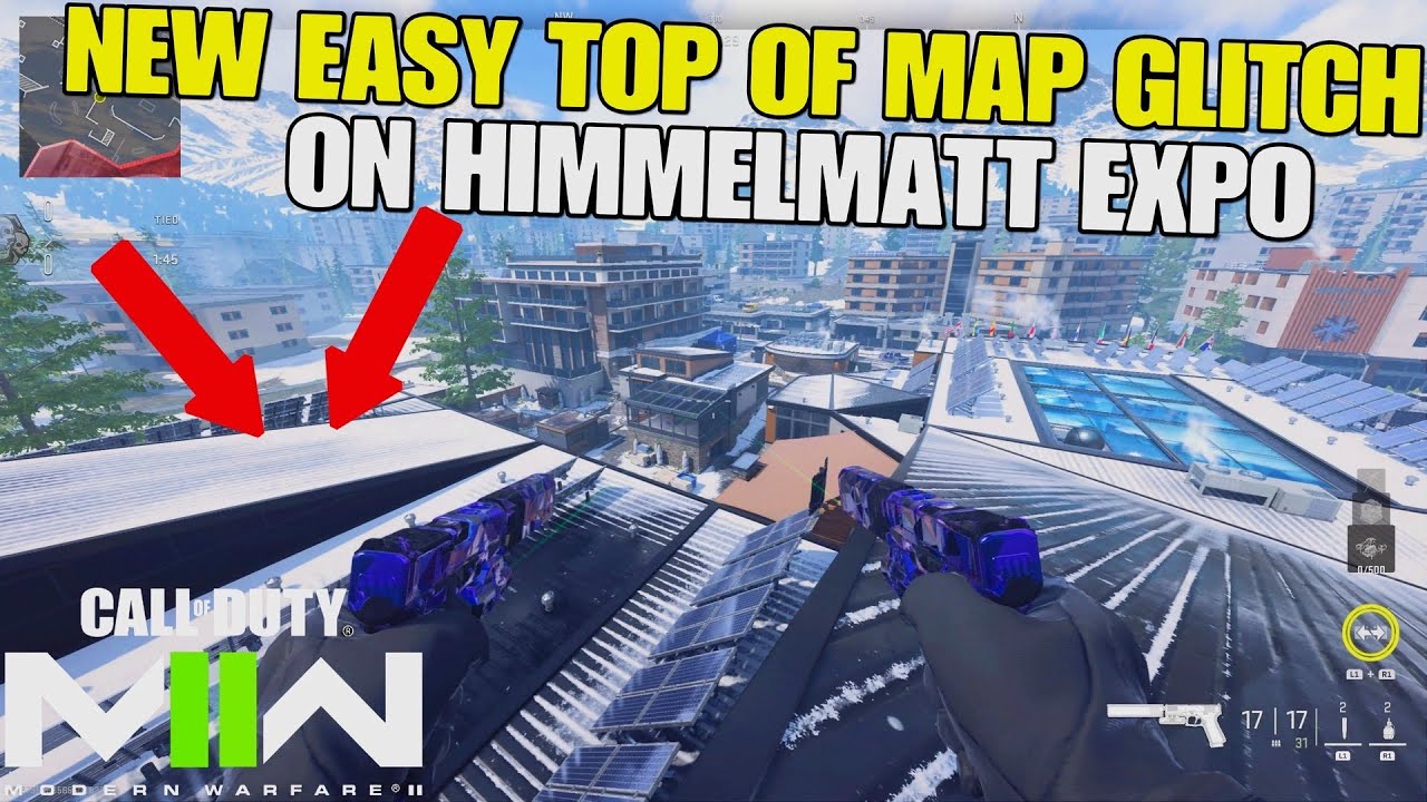 Modern Warfare 2 Glitches New Solo HIMMELMATT EXPO Top of Map Glitch ...