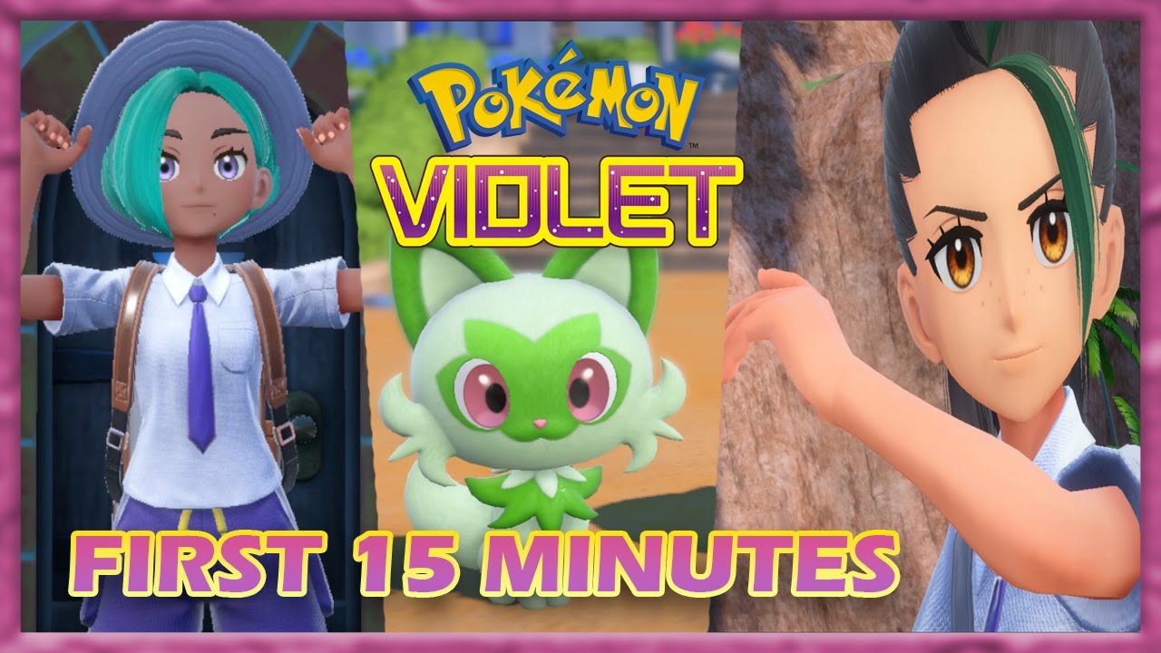 Pokémon Violet - First 15 minutes - YouTube