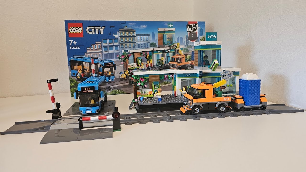 Review!LEGO CITY 60335 Train Station - YouTube
