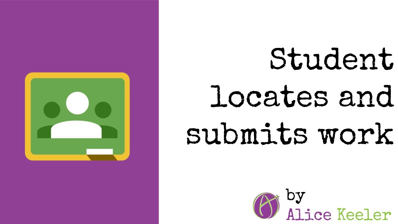 Students turn in work when they are done in Google Classroom - YouTube