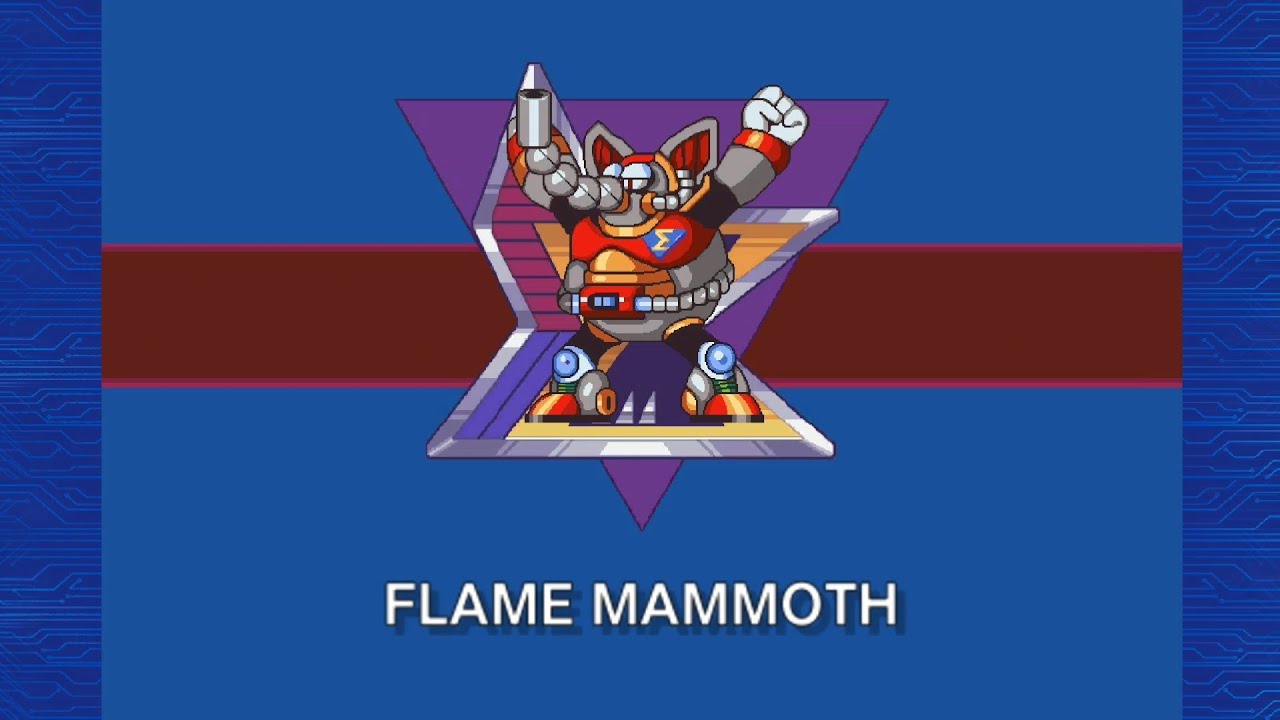 MEGA MAN X FOR ANDROID FLAME MAMMOTH NORMAL MODE - YouTube