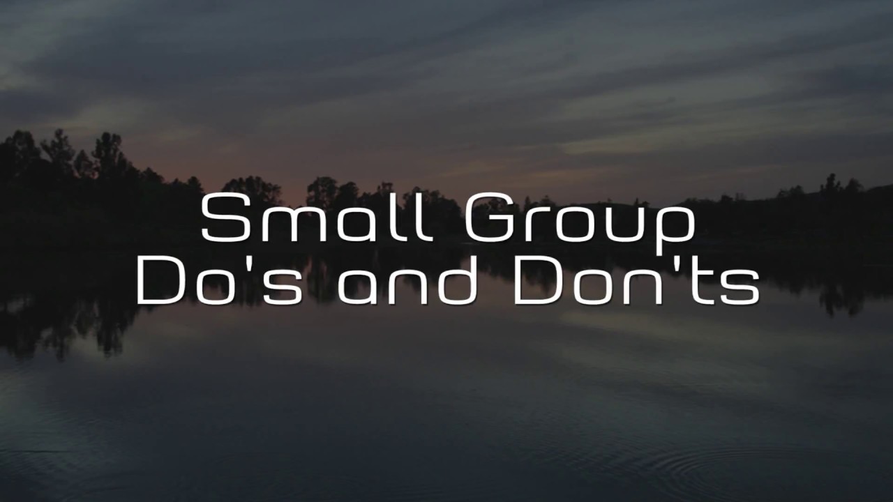 Small Group Rules YouTube small-group-rules-youtube