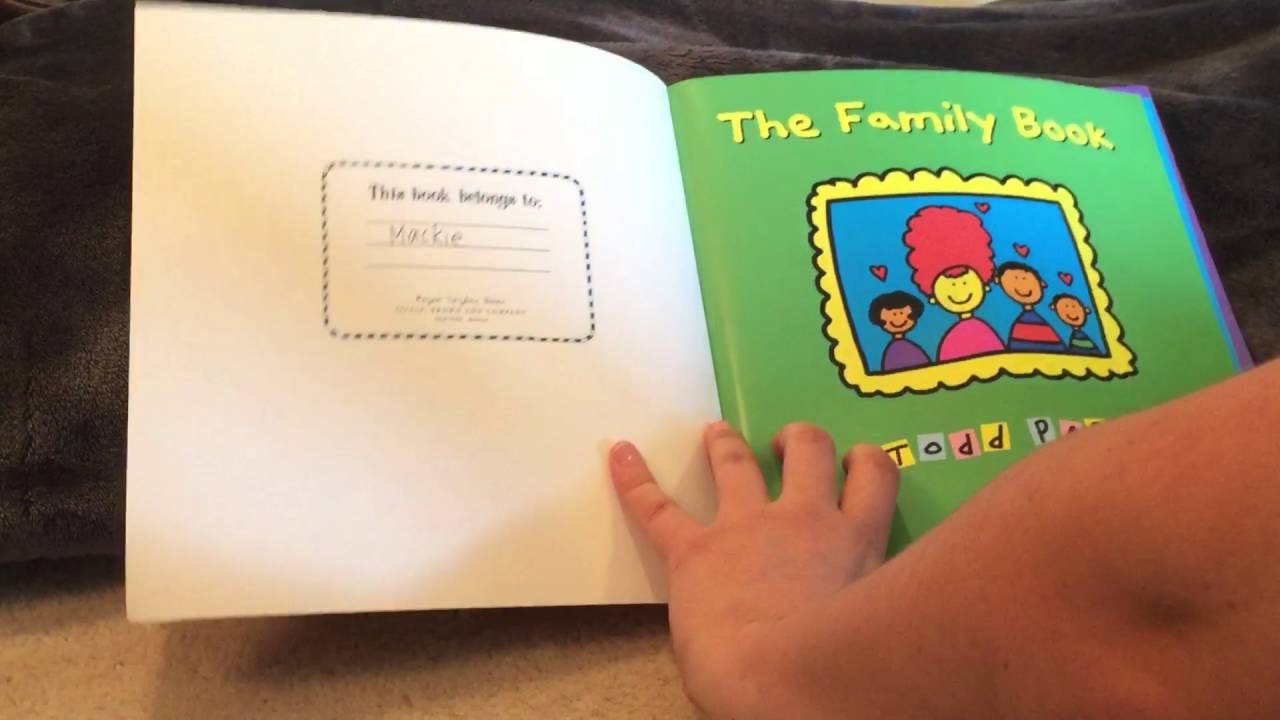 "The Family Book" by Todd Parr - YouTube
