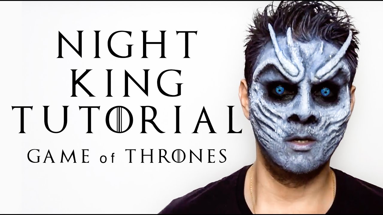 NIGHT KING TUTORIAL - GAME OF THRONES - HALLOWEEN SPECIAL FX MAKEUP ...