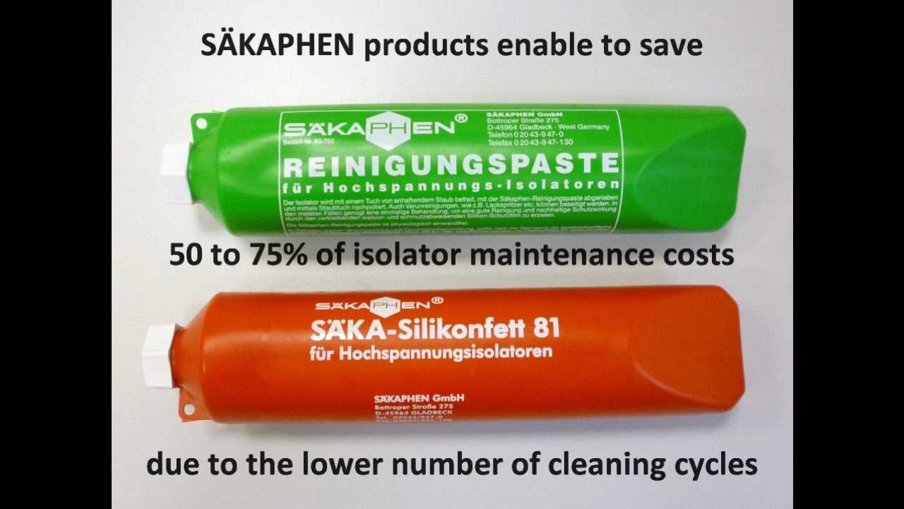 Sakapaste Products for Isolators Maintenance and Protection - YouTube