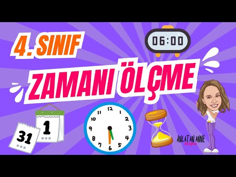 4. Sınıf - Zamanı Ölçme (Konu Anlatımı - Örnek Soru Çözümleri)  #ilkokul #matematik #dördüncüsınıf