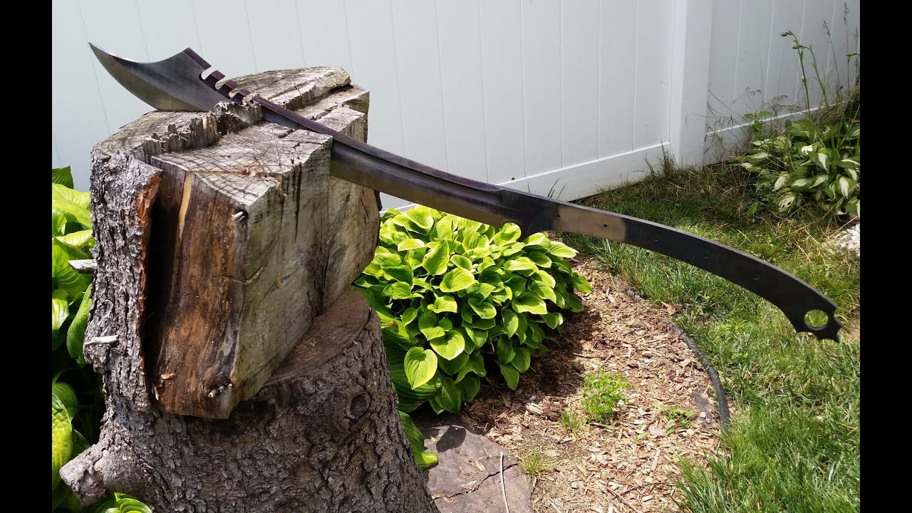 Custom Orc Dadao Chop Test (part 2 of 2) - YouTube