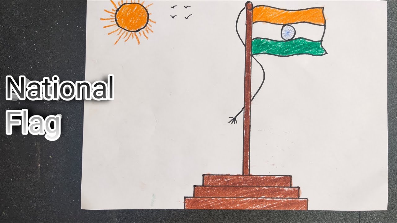 How to make a National Flag| Easy Drawing & Art| How to make a easy ...